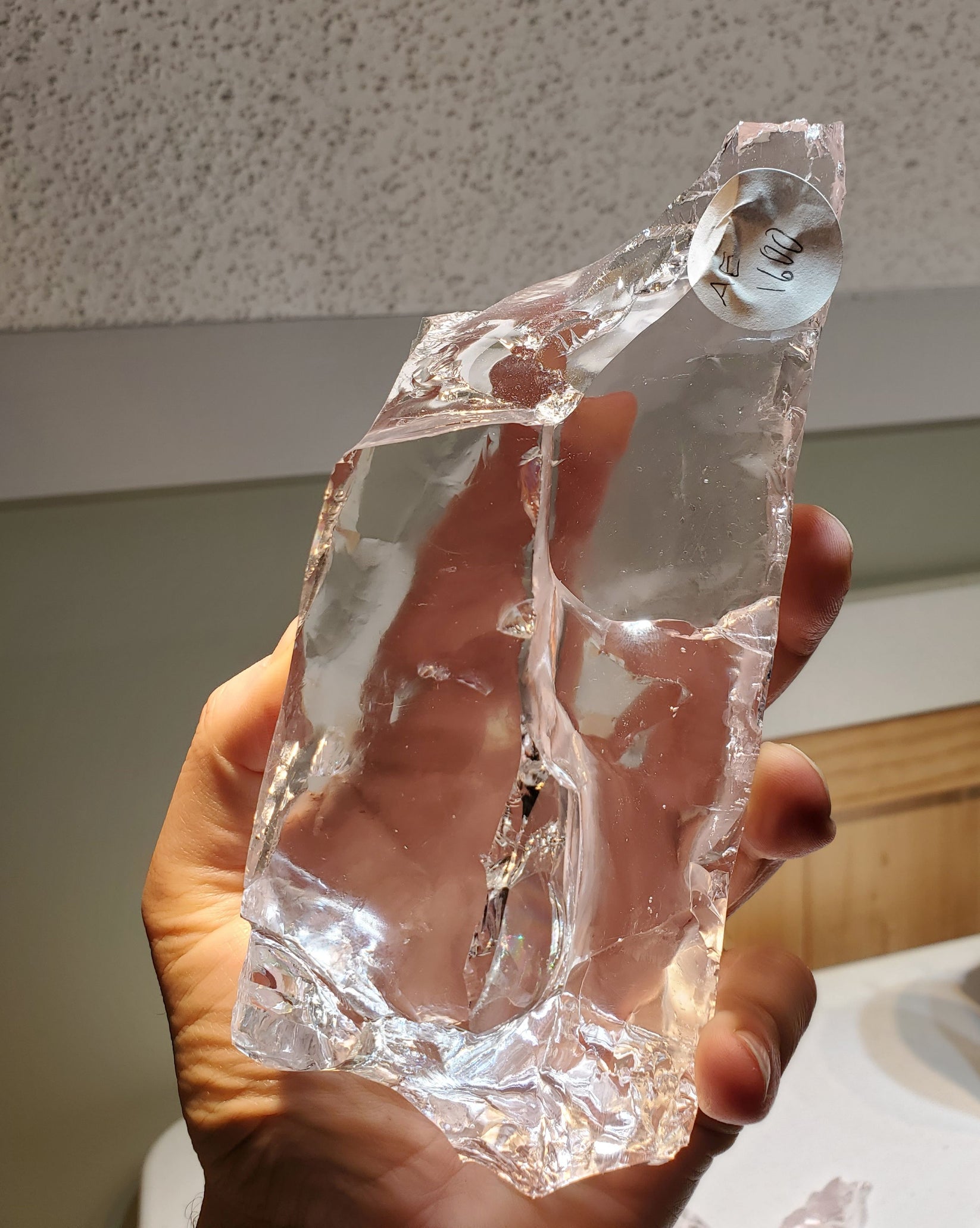 F-35 Fighter Jet Window Sapphire Facet Rough and Shards (F35 Gem ...