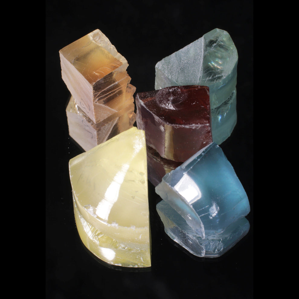 Lab Wakefieldite Facet Rough and Specimens aka Yttrium Orthovanadate N ...