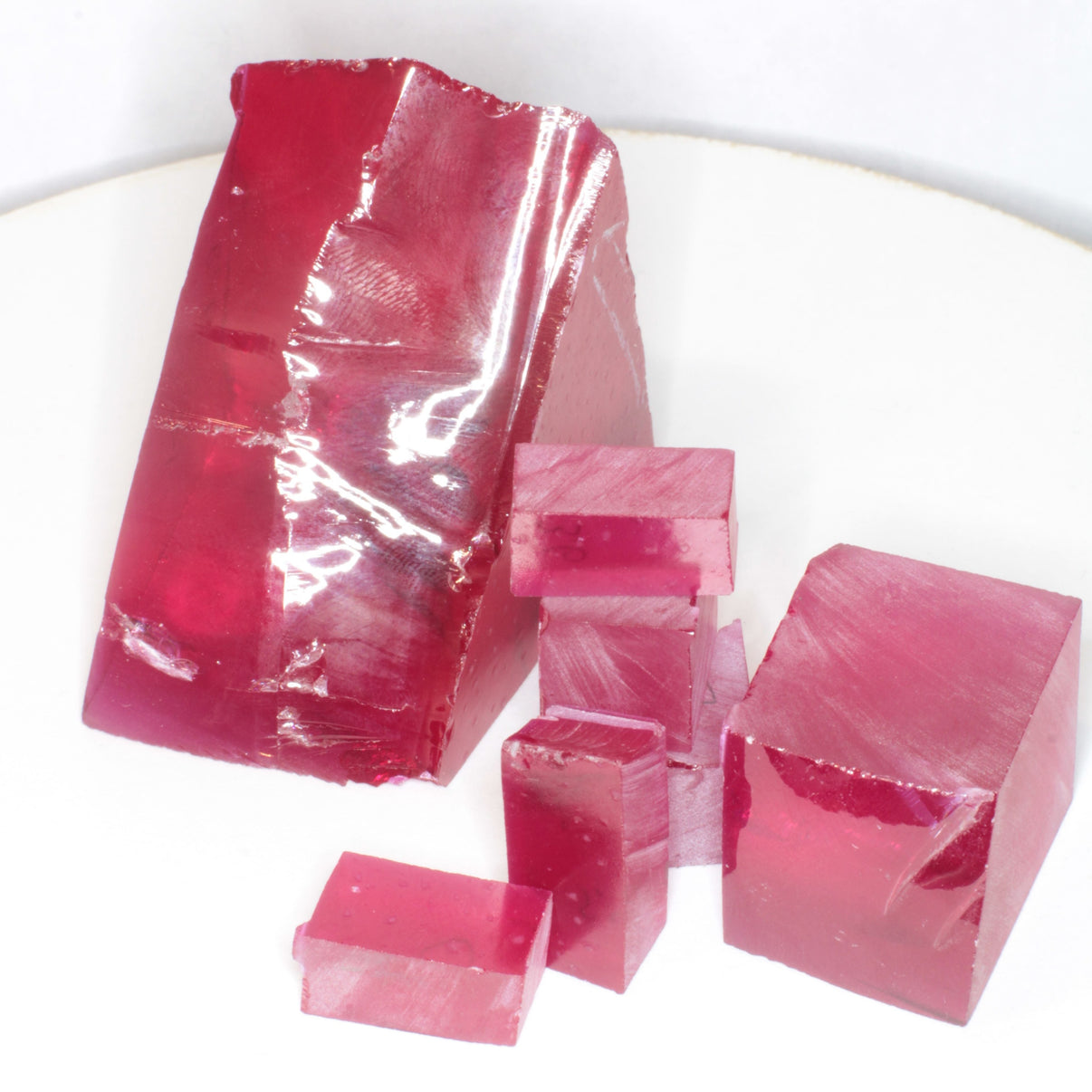 Laser Ruby Facet Rough Lab Created Crystals – Turtle's Hoard