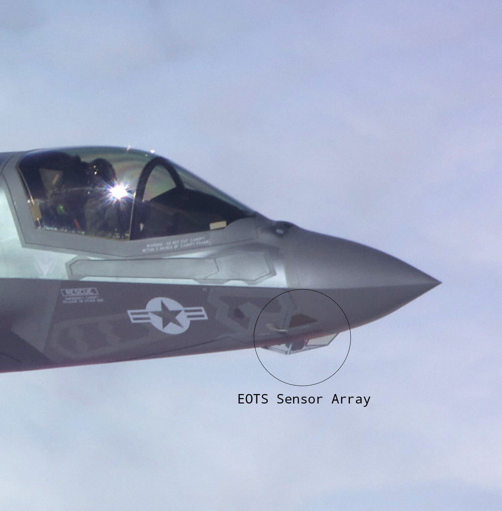 F-35 Fighter Jet Window Sapphire EOTS Cut Loose Gems (F35 Gem) – Turtle's Hoard