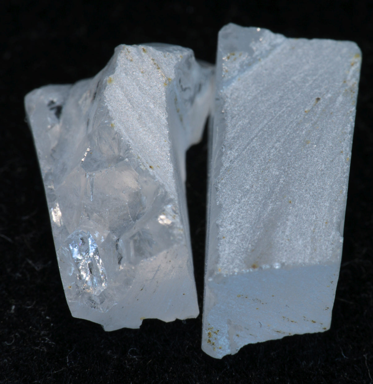 F-35 Fighter Jet Window Sapphire Facet Rough and Shards (F35 Gem ...