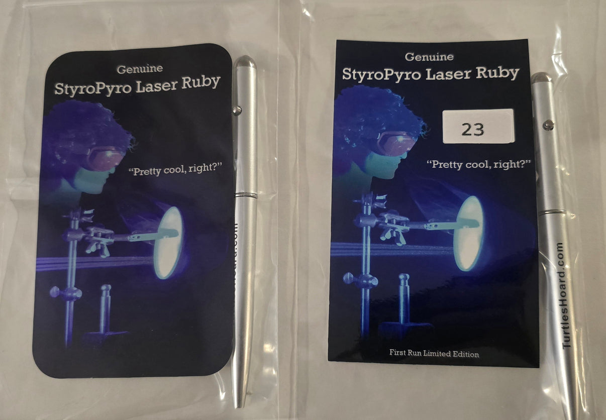 StyroPyro Laser Rubies, Signed, Numbered Commemorative Rubies Grown by ...
